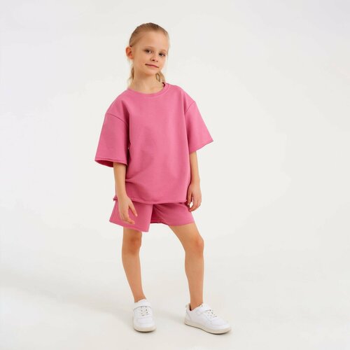 Комплект одежды Minaku, размер 158, розовый