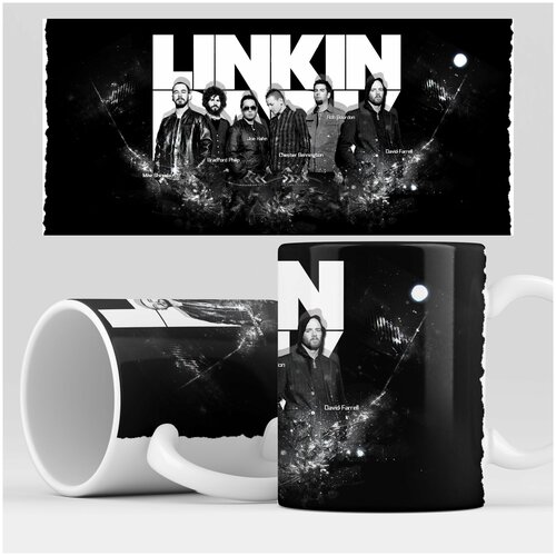 Кружка RocketCup с принтом "Linkin Park" группа