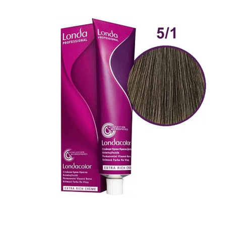 Лонда / Londa Professional - Крем-краска для волос Permanent Color Extra Rich тон 5/1, 60 мл