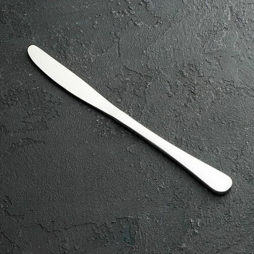 Нож столовый из нержавеющей стали "Плейн Бритиш", длина 22.7 см, толщина 2 мм, 12 шт.