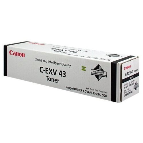 Картридж Canon C-EXV43 BK (2788B002), 15200 стр, черный