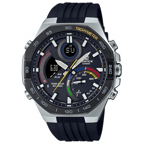 Наручные часы CASIO Edifice, черный, серебряный