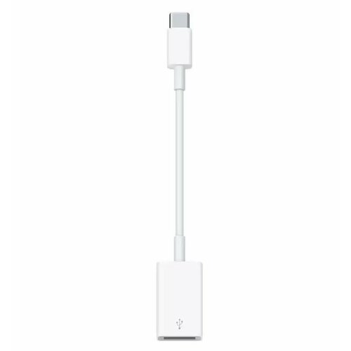 Переходник Apple A1632, USB Type-C (m) - USB (f), 0.11м, MFI, белый mj1m2fe/a