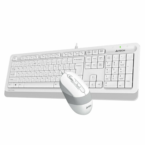 A4Tech комплект A4Tech клавиатура + мышь A4 Fstyler F1010 white