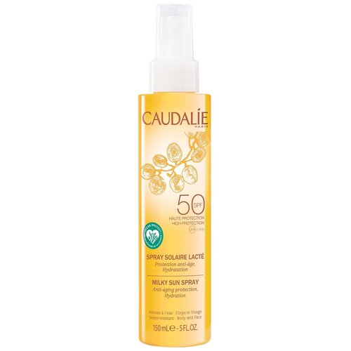 Caudalie Caudalie Молочко-спрей для тела и лица солнцезащитное SPF 50, 150 мл