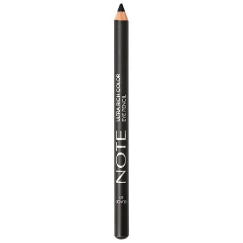 Note Карандаш для глаз Ultra Rich Color Eye Pencil, оттенок тон 01 Black Velvet