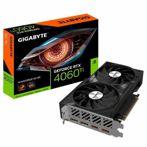 Видеокарта Gigabyte RTX4060Ti WINDFORCE OC 8GB