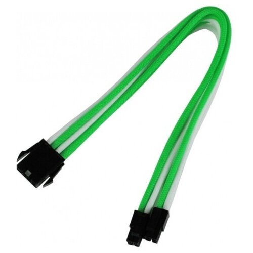 Аксессуар Удлинитель Nanoxia 8-pin EPS 30cm Green-White NX8PV3EGW