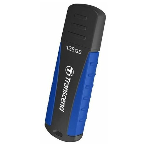 Флешка Transcend JetFlash 810 128 ГБ, 1 шт., синий/черный