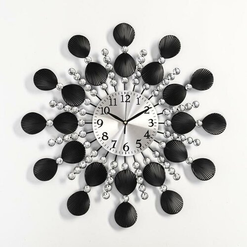 Часы настенные, серия: Ажур, "Рассвет", плавный ход, 48 х 48 см, d-15 см