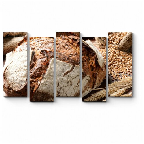 Модульная картина Пряный хлеб 160x92