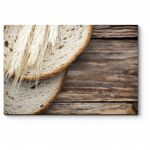 Модульная картина Ломтики горячего хлеба 140x93