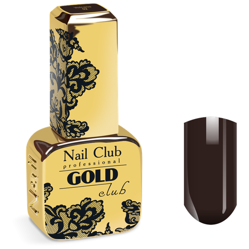 Nail Club professional Эмалевый гель-лак для ногтей с липким слоем GOLD CLUB 02 Volcano, 13 мл.
