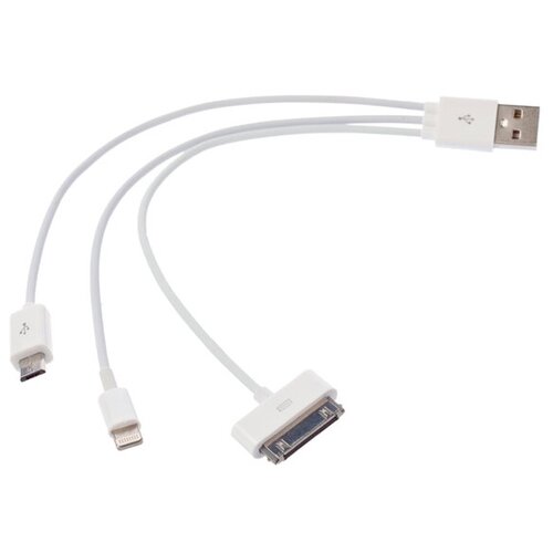 PARTNER 030681 Кабель USB для Apple 8pin 3 в 1 20 см Partner