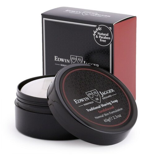 Мыло для бритья Sandalwood в чаше Edwin Jagger, 65 мл