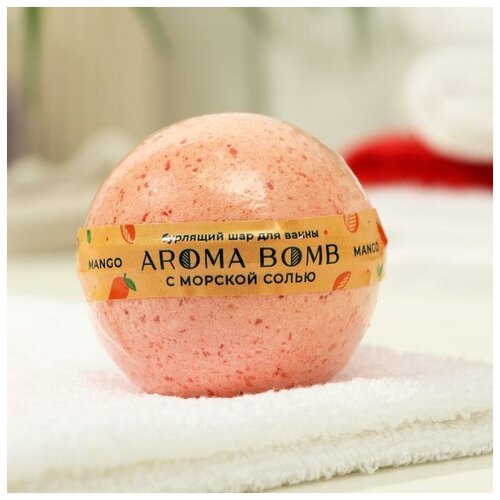 Бомбочка для ванн Aroma Soap Mango, 130 г, 2 штуки