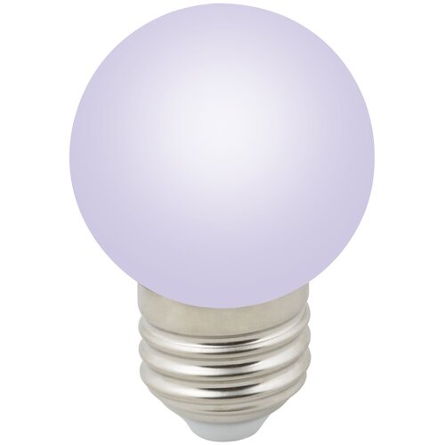 Лампа светодиодная 1Вт Е27 D45 80Лм шар матовый RGB FR С DECOR COLOR, Volpe (UL-00005808)