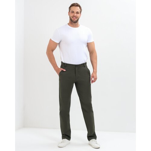 Брюки Хорошие брюки, размер 52, рост 188см, зеленый