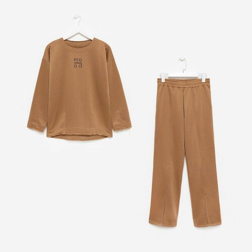 Комплект одежды Minaku, размер 146, коричневый