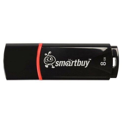 Флэш-диск USB 8Gb SmartBuy Crown, черный