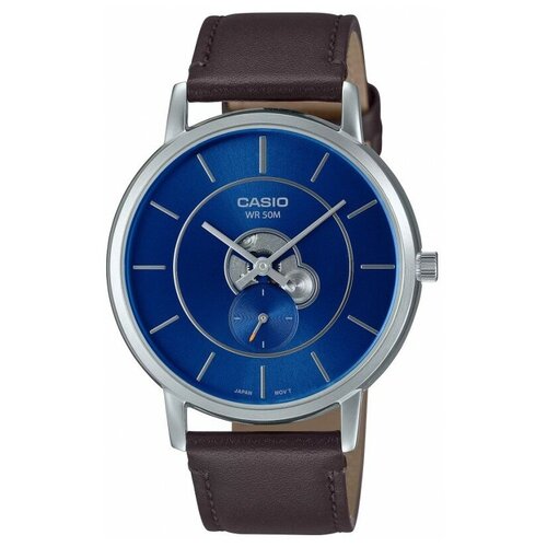 Наручные часы CASIO Collection, коричневый, серебряный