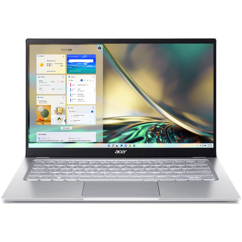 Ноутбук Acer Swift 3 SF314-512-744D 14" QHD IPS/Core i7-1260P/16GB/512GB SSD/Iris Xe Graphics/Win 11 Home/RUSKB/серебристый (NX. K0FER.004)