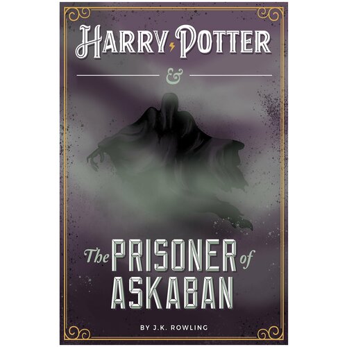 Постер / Плакат / Картина Гарри Поттер - Узник Азкабана 50х70 см в подарочном тубусе
