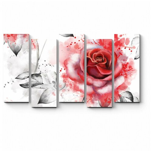 Модульная картина Розы прекрасные 120x69