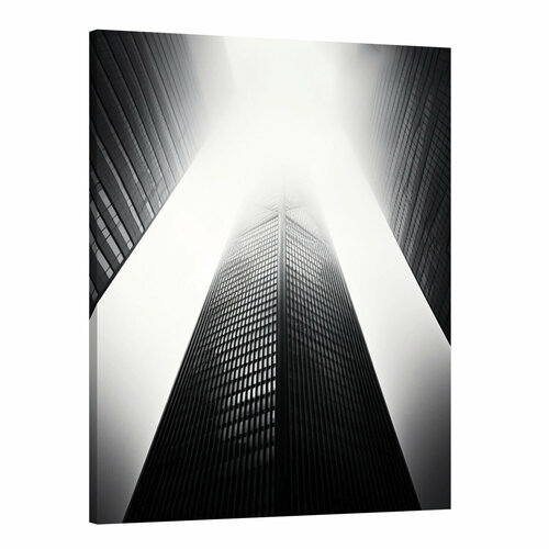Интерьерная картина 50х70 "Городские перспективы"
