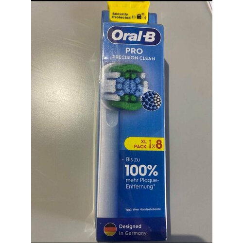 Насадки для зубной щетки Oral-B Pro Precision Clean, белые, 8 шт.
