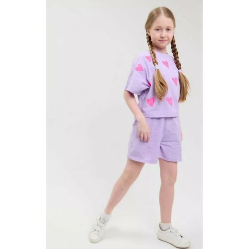 Комплект одежды Lana, размер 110-116, фиолетовый