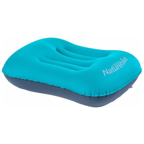 Надувная подушка Naturehike TPU Travel Inflatable Air Neck Pillow, 42х29 см, голубой