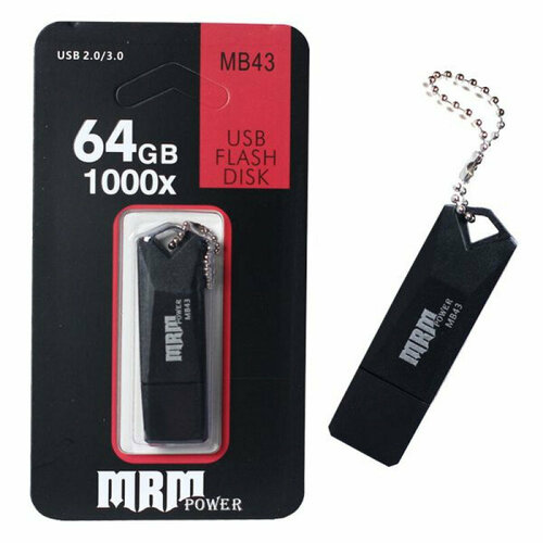 64 ГБ USB-флешка / флеш-накопитель MRM MB49 , чёрный Флешка USB Pastic 64GB 10Mb/s High speed