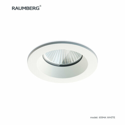 Встраиваемый светильник RAUMBERG 6594A wh белый со встроенным светодиодным модулем