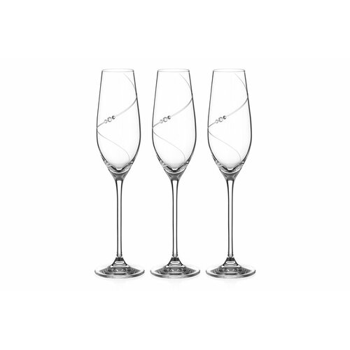 Набор бокалов для шампанского Maxwell & Williams "Силуэт" стекло, 6шт по 0,21 л