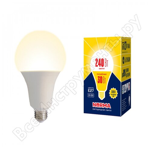 Лампа светодиодная (UL-00005604) Volpe Norma LED-A95-30W/3000K/E27/FR/NR