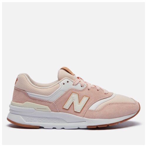 Кроссовки New Balance, размер 36, розовый, белый