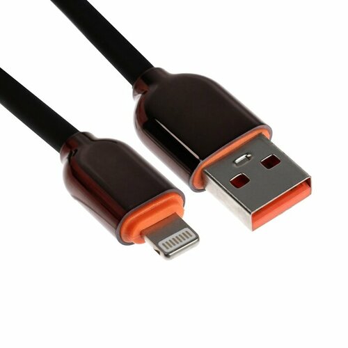 Кабель Lightning - USB, 6 A, оплётка PVC, 1 метр, чёрный (комплект из 7 шт)