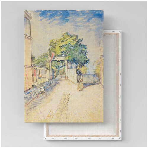 Картина на холсте с подрамником / Van Gogh - Entrance to the Moulin, 1887 / Ван Гог
