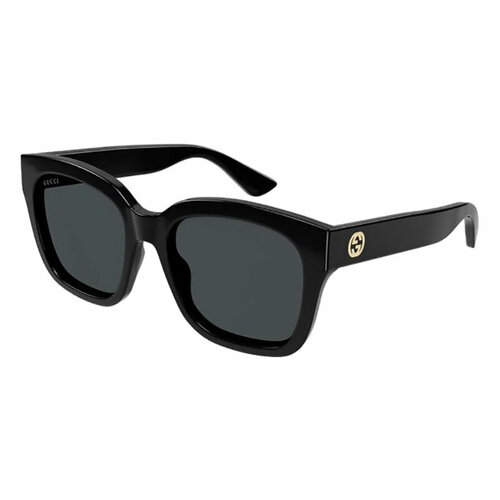 Солнцезащитные очки GUCCI, черный, серый