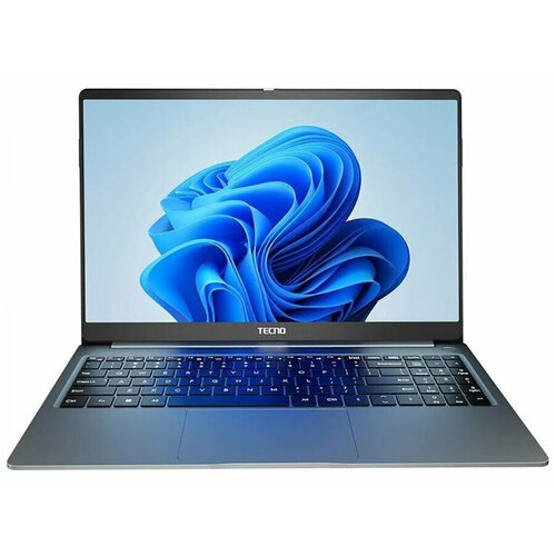 Ноутбук TECNO Megabook T1 T15DA Space Grey (4894947004964) 15.6" Ryzen 7 5800U Radeon Graphics 16ГБ SSD 512ГБ MS Windows 11 Home Серый