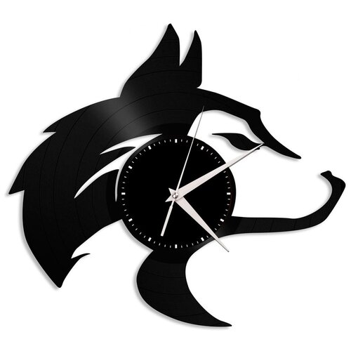 Часы из виниловой пластинки (c) VinylLab Волк