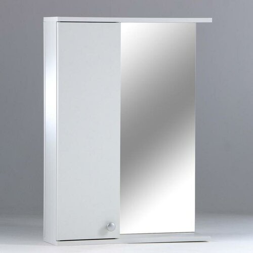 Клик Мебель Зеркало-шкаф для ванной комнаты 60, универсальный, 83,2 см х 60 см х 18 см