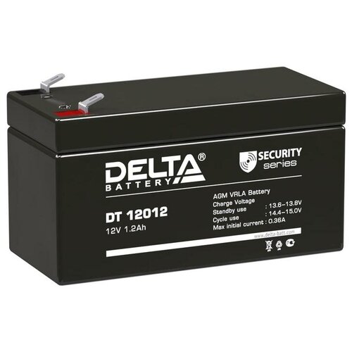 Аккумулятор 12В 1.2А. ч Delta DT 12012 (10шт.)