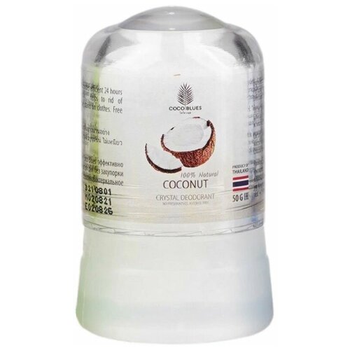 Coco Blues Дезодорант для тела с экстрактом кокоса / Natural Crystal Deodorant Coconut, 50 г