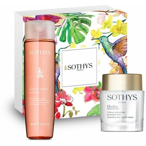Sothys, Подарочный набор Gift set: Vitality lotion+Hydra4 youth cream satin, 2 средства