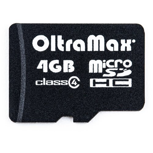 Карта памяти OltraMax microSDHC 4 ГБ Class 4