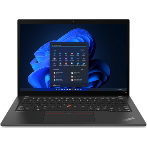 Ноутбук Lenovo ThinkPad T14s Gen 3 14" WUXGA IPS/Core i7-1260P/16GB/1TB SSD/Iris Xe Graphics/DOS/NoODD/черный (21BR00DRRT)