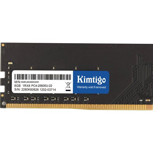 Модуль памяти DDR 4 DIMM 8Gb PC25600, 3200Mhz, KIMTIGO (KMKU8G8683200) (retail)