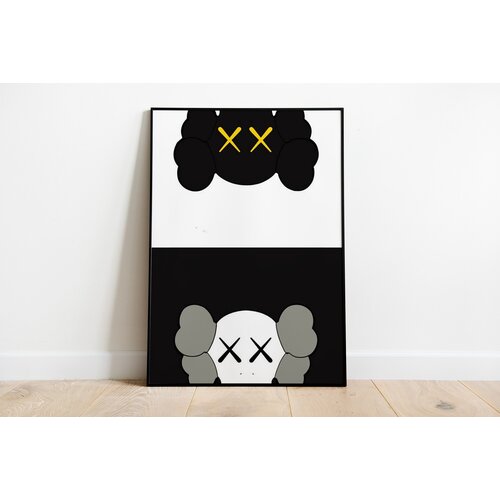 Плакат "KAWS " / Формат А1 / 1 шт. (60х80 см) / Интерьерный постер